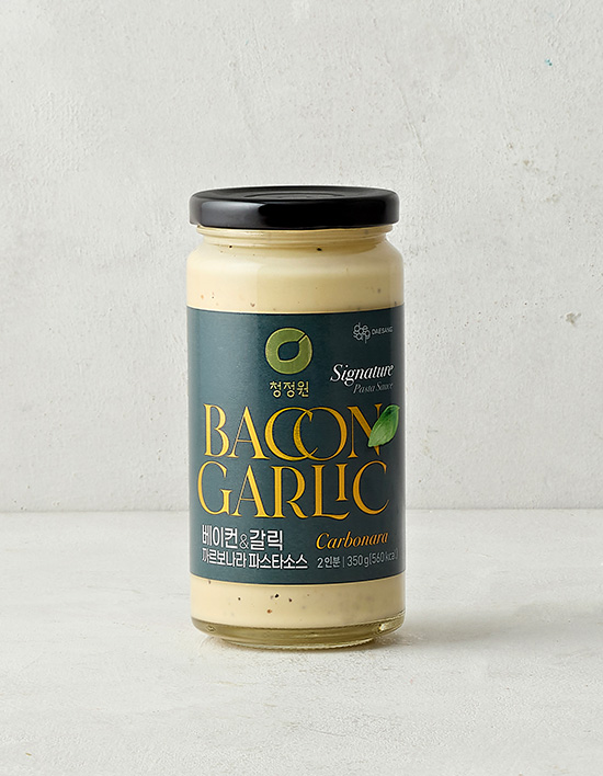 [청정원] 베이컨and갈릭 까르보나라 파스타소스 350g 마켓컬리