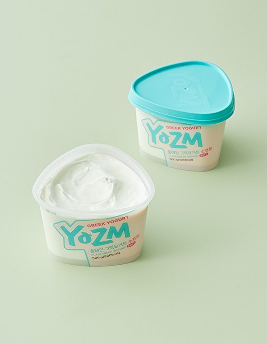[YOZM] 플레인 그릭요거트 소프트 500g - 마켓컬리