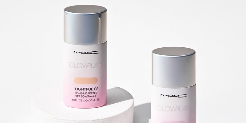 [맥] NEW 로즈 톤업 베이스 - 글로우 플레이 라이트풀 C3 톤-업 프라이머 2종(택1) - 마켓컬리