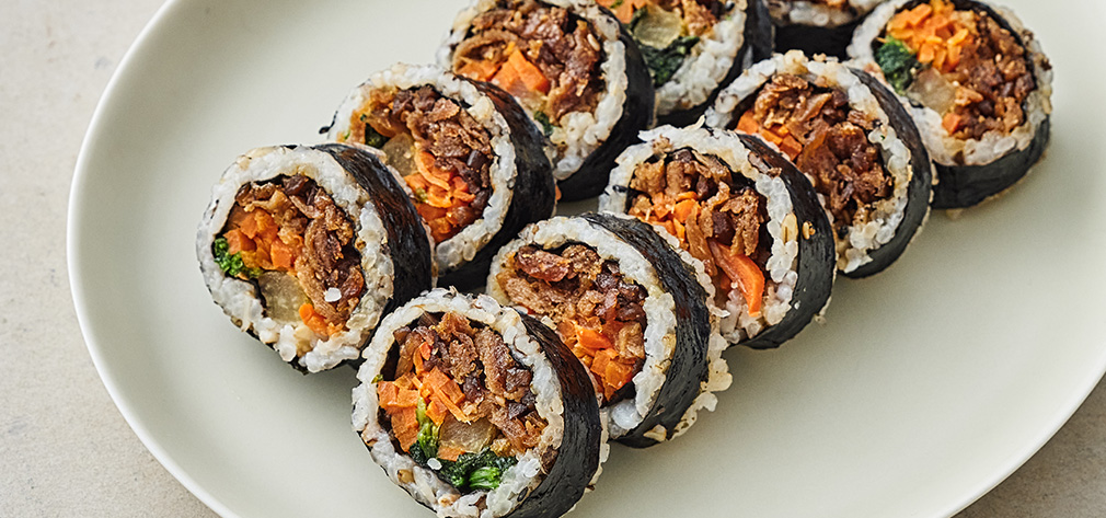 [11시 45분] 우엉유부 비건 곤약김밥 (2개입) - 마켓컬리